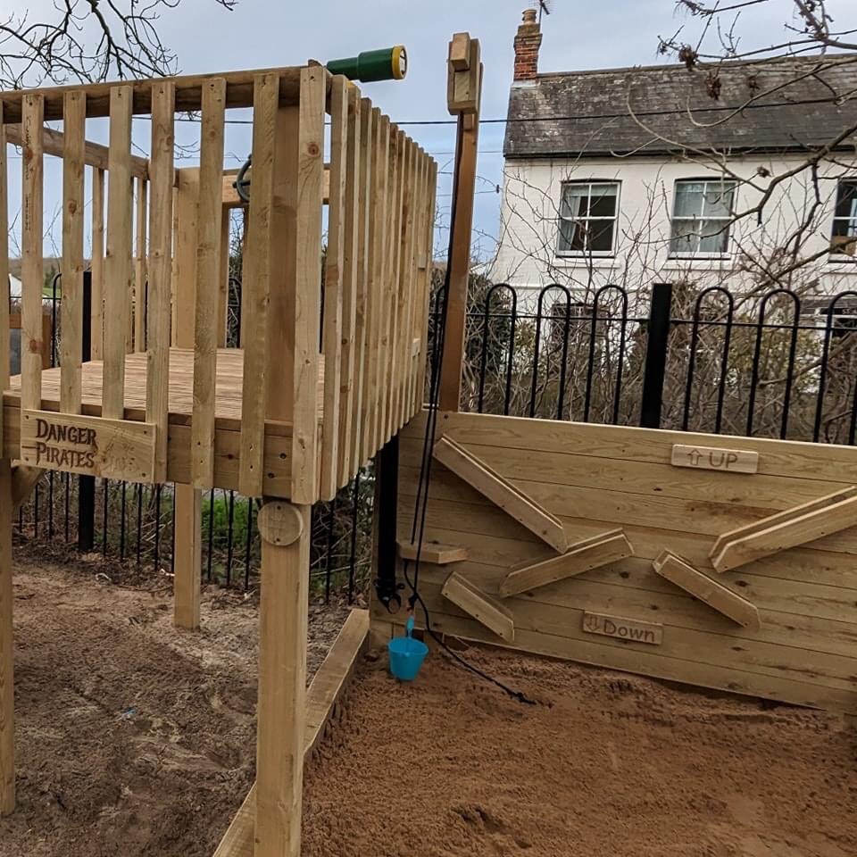 New Sand Play Area – Roman River Pre-School